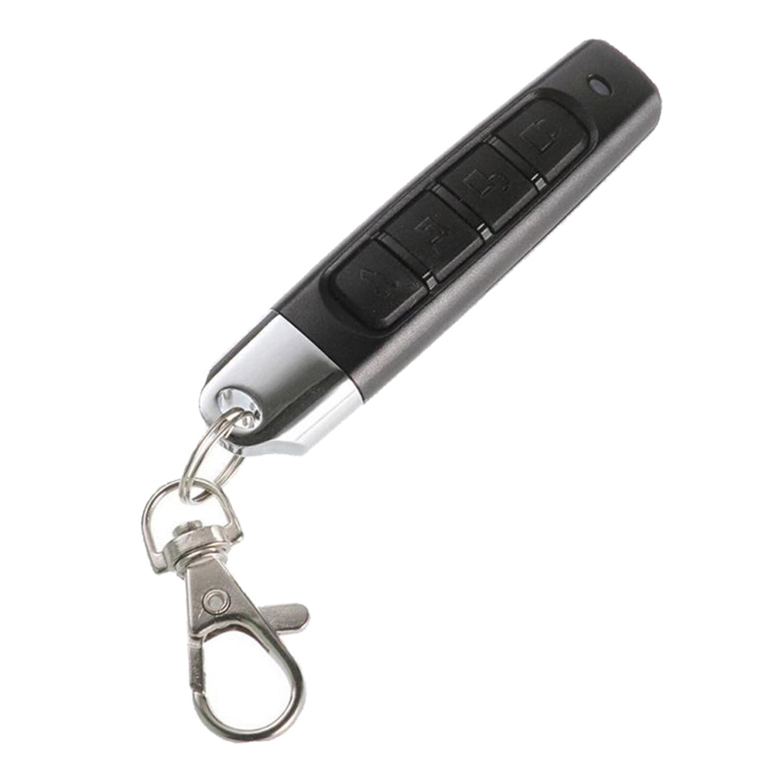1 Pack Дубликатор Ключа Дополнительный Контроллер Двери Гаража Сигнализации Автомобиля 433MHz Трансмиттер Сканер Кода Безопасности Электронных Ворот 4 Клавиши Черный