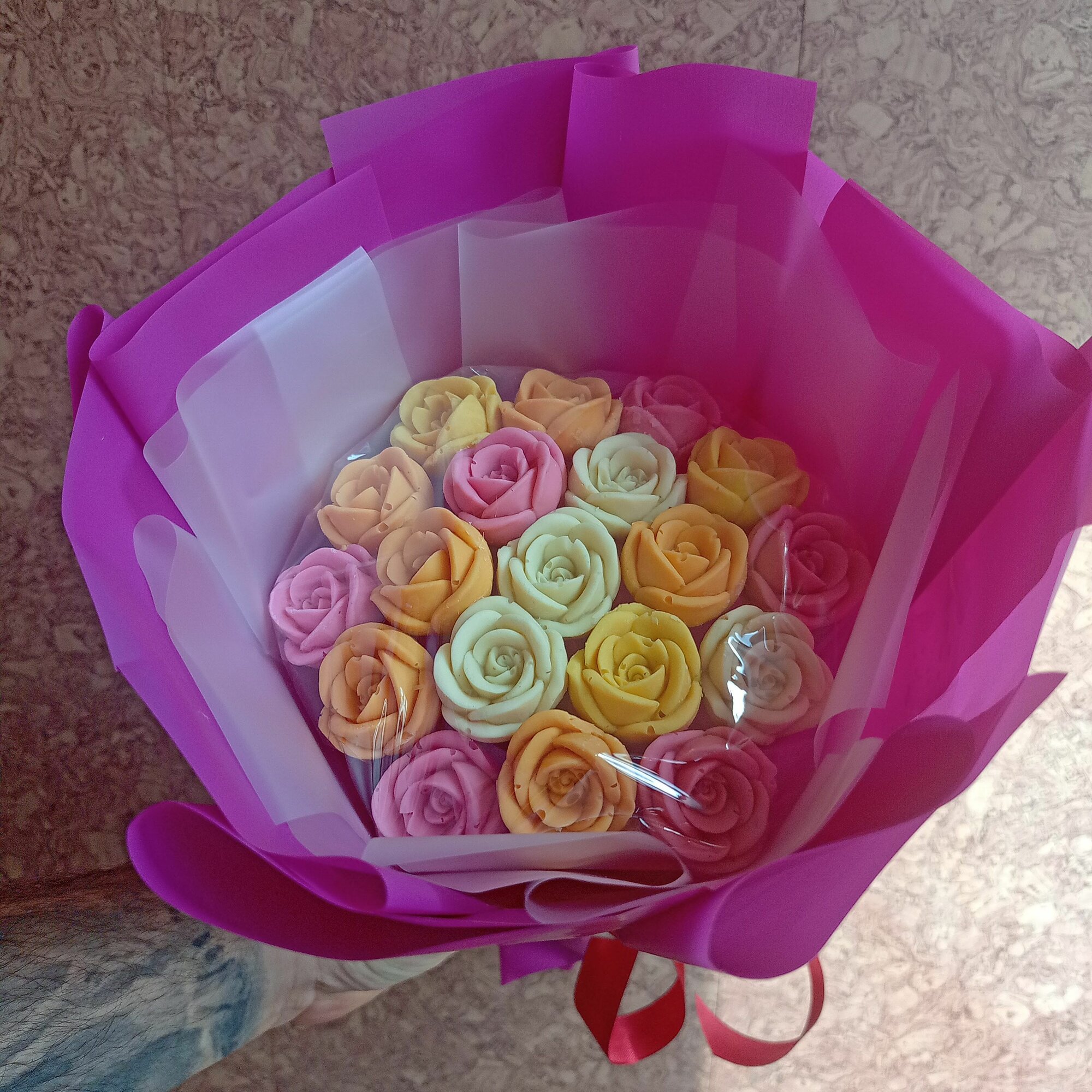 ТД НебыковА Сладкий букет из конфет шоколадные розы 204 г