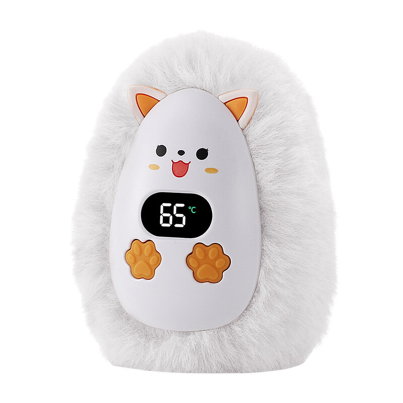 Грелка для рук перезаряжаемая, портативная, плюшевая, новая мини-грелка для рук, подарок, артефакт грелки для рук