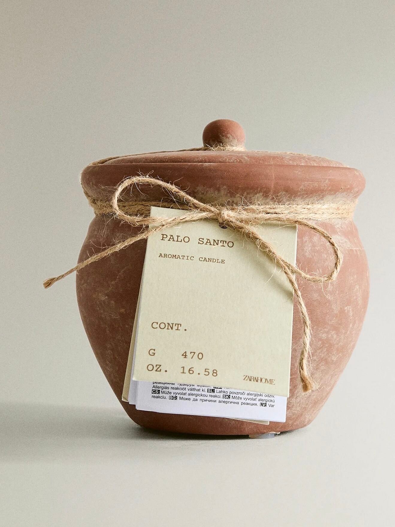 Zara Home PALO SANTO Ароматическая свеча 470 грамм