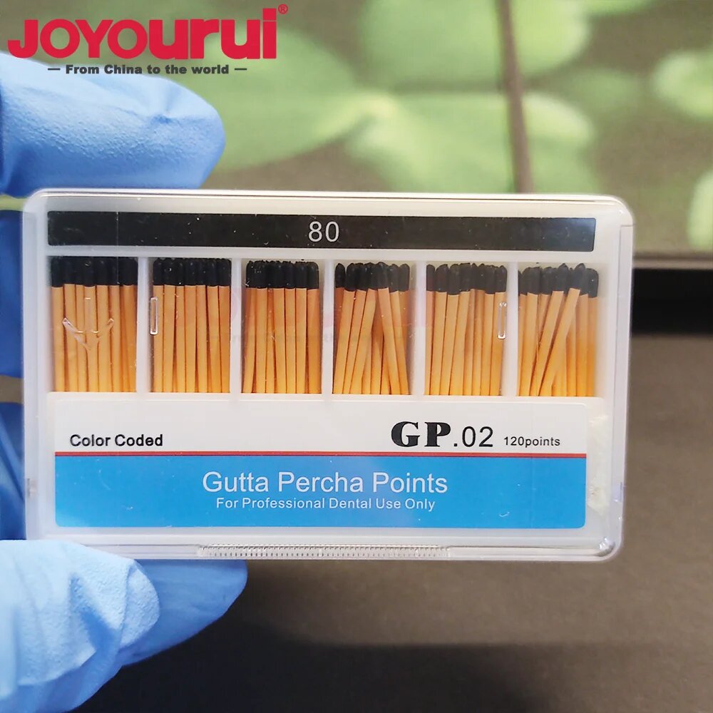 Бумажные точки для эндодонтии JOYOURUI GP04 PP02 GP02-NO.80