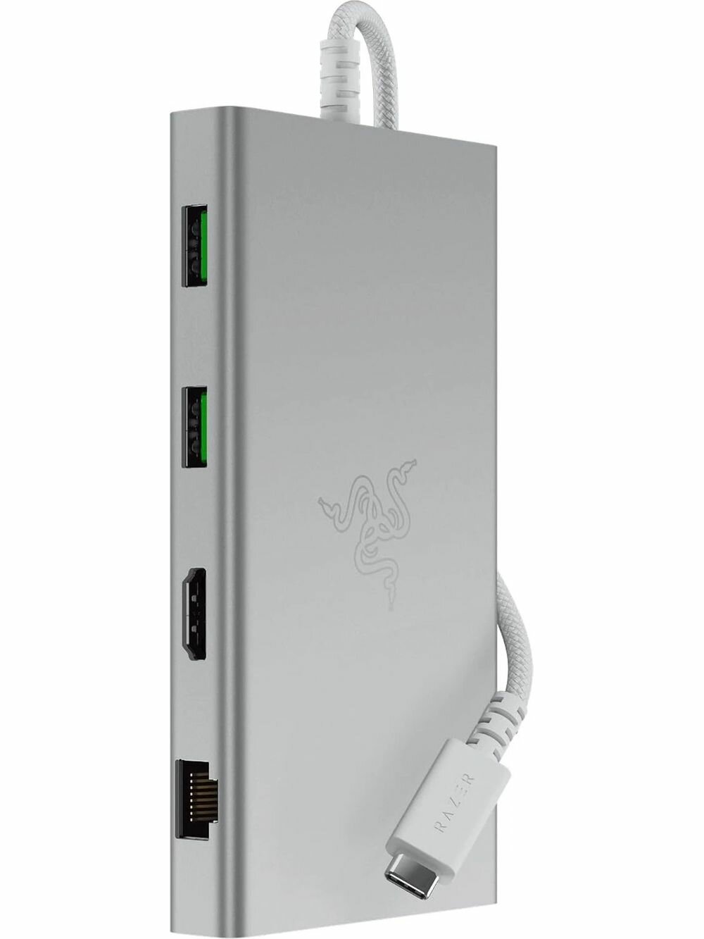 Док-станция RAZER USB-C Dock Mercury White (RC21-02250200-R3M1)