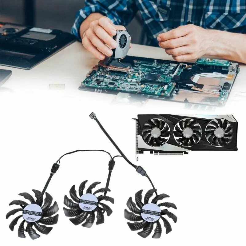 Вентилятор Gigabyte RTX3050 3060 GAMING Magic Eagle fan-C