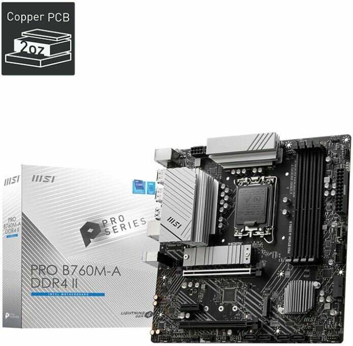 Материнская плата MSI PRO B760M-A DDR4 II