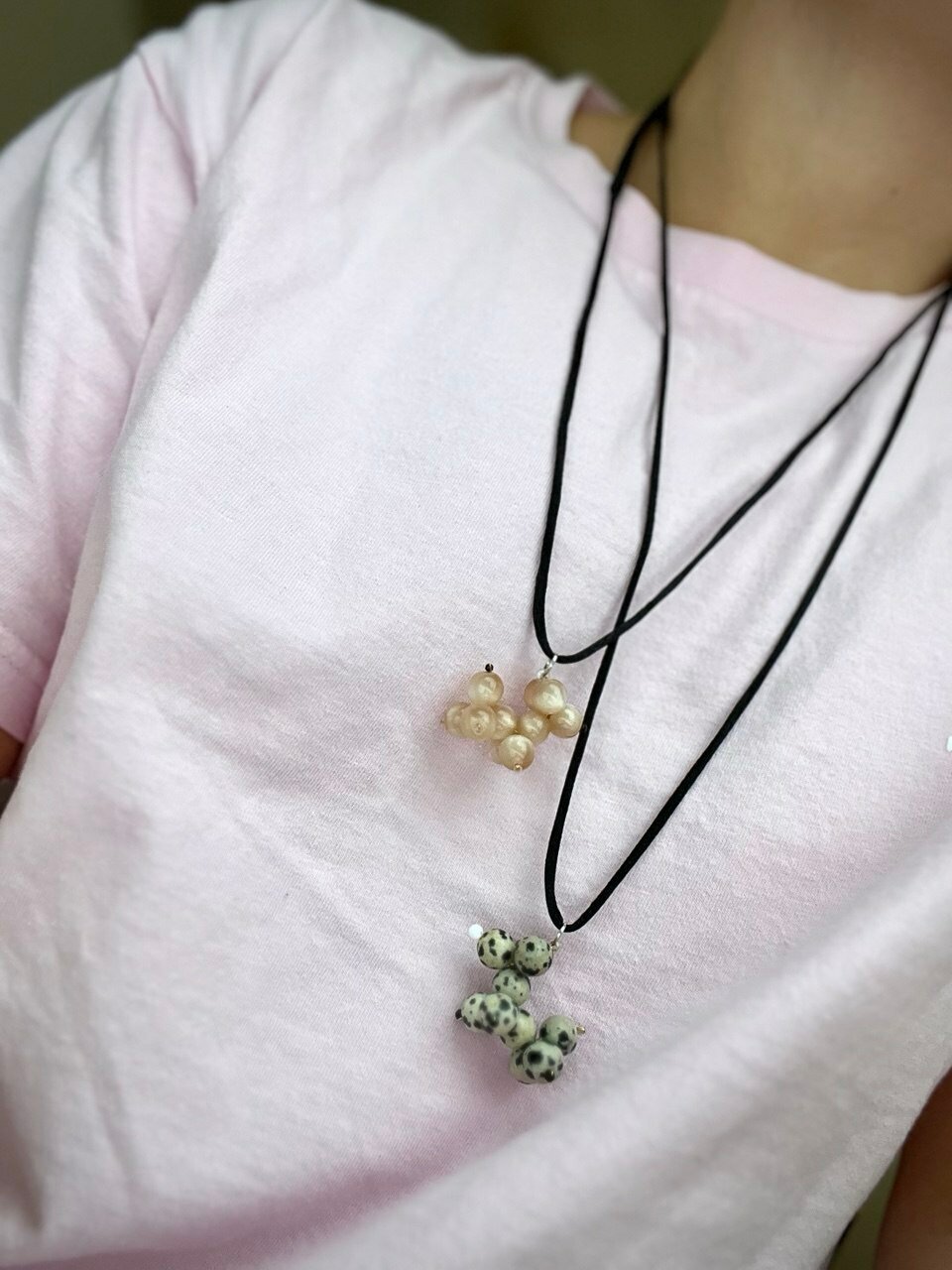 Чокер, циркон, агат