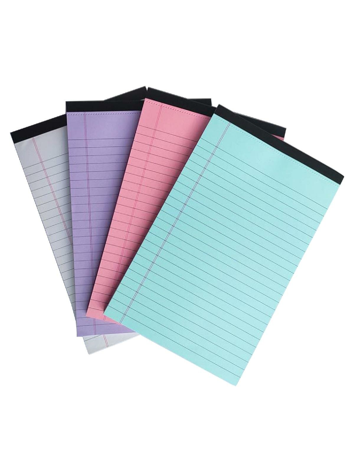 4 шт / комплект блокнота на 50 листов с разлиновкой, блокноты с разлиновкой 4-5 штук для учеников