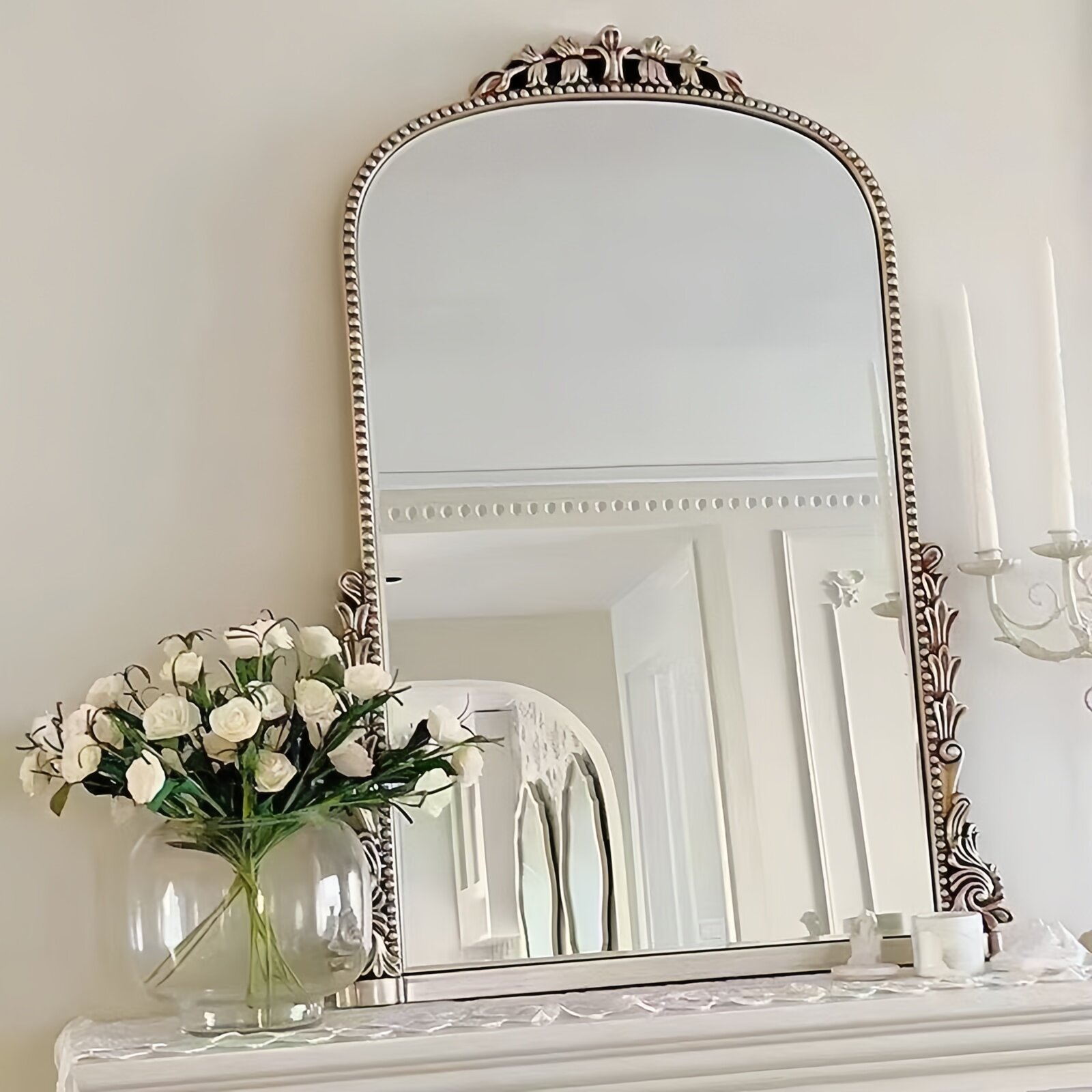 KNOW EASY-Зеркало для ванной "Зеркало в ванной комнате" 60х80 см арочное