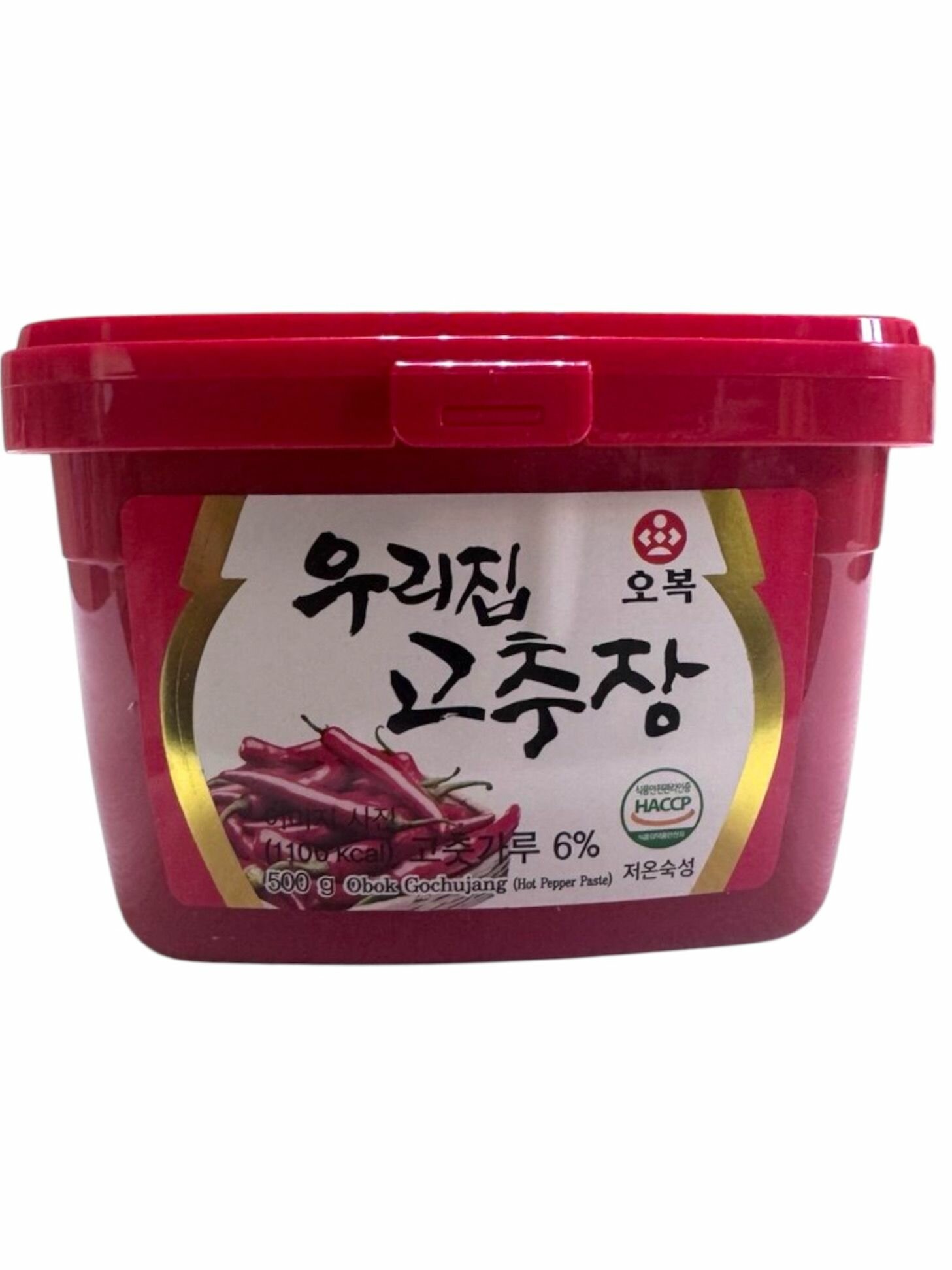 Обок Острая перцовая паста Кочудян банка 500 гр / красная