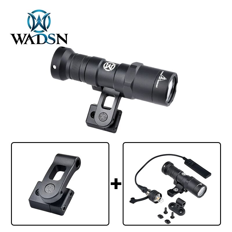 Регулируемый кронштейн для шлема для светодиодных фар WADSN M340B+ , надежная черная система крепления