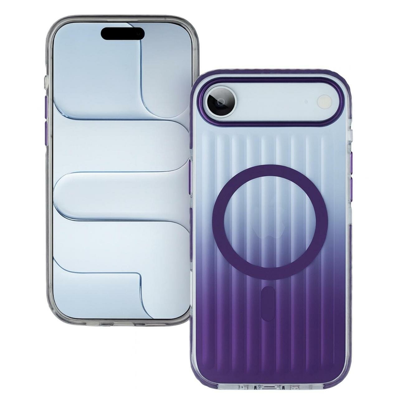 Чехол накладка iPhone 17 Air Gurdini Ocean Case Transparent Purple