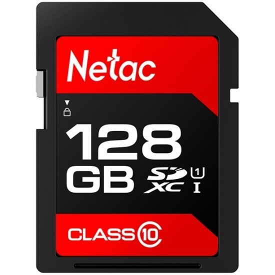Карта памяти Netac P600 SDXC 128Gb Сlass 10 (NT02P600STN-128G-R)