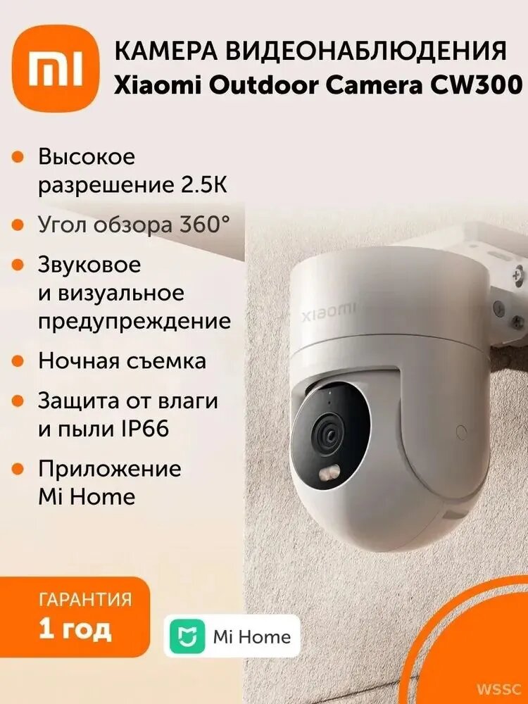 Know EasyxКамера наружного наблюдения Outdoor Camera CW300 EU ds стандартная модель