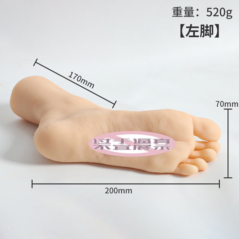 Реалистичная модель стопы Aimu, женская стопа, цвет кожи, реалистичная нефритовая стопа, фетиш на стопы, размер 35, модель женской стопы, продукт для мужской мастурбации