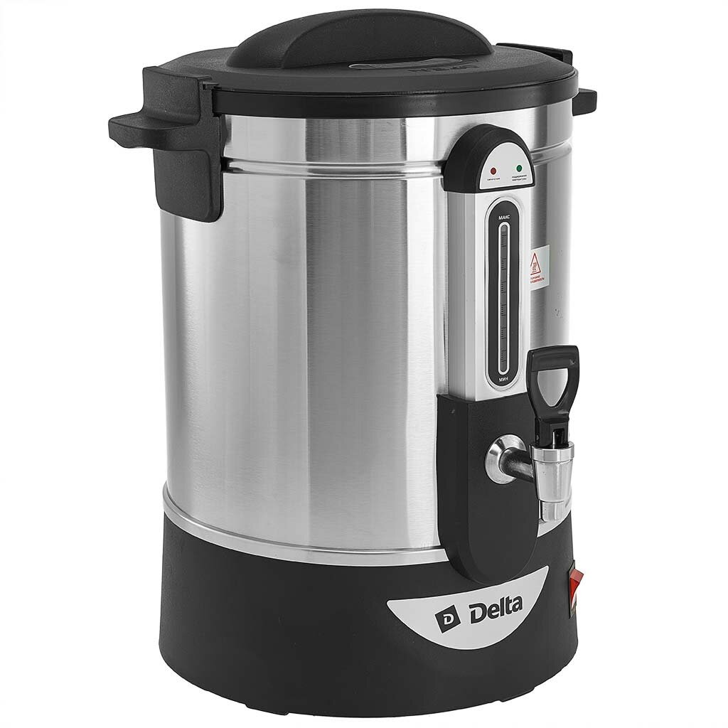 Электрокипятильник наливной 13 л Delta D-503N, черный, 1600 Вт