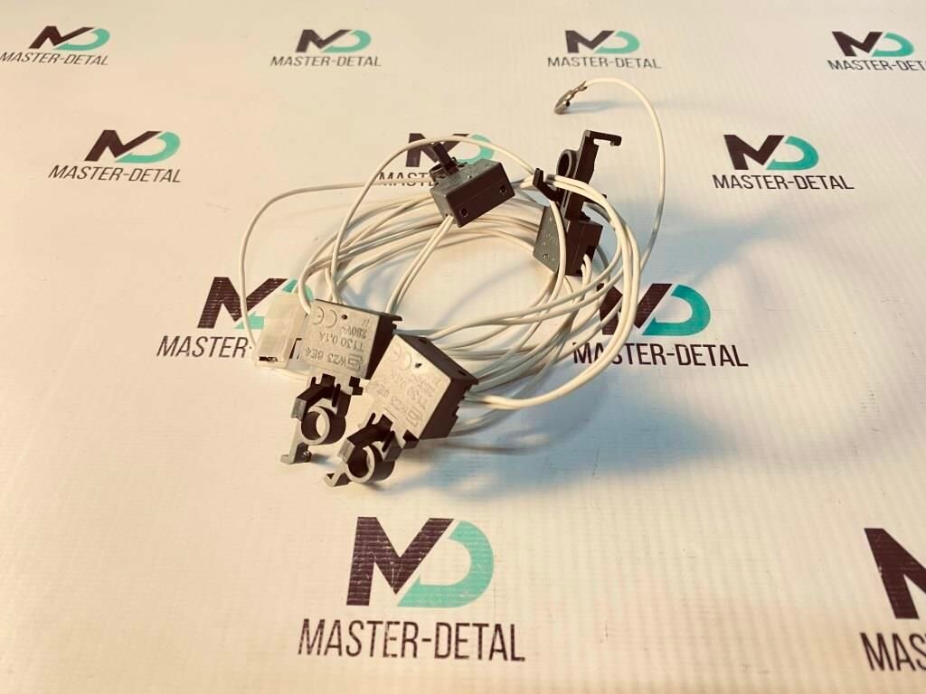 Блок кнопок (микровыключатели) W23 6E4 T130 0.1A электроподжига для газовой варочной поверхности Hansa, Amica, 8058067, GAZ138