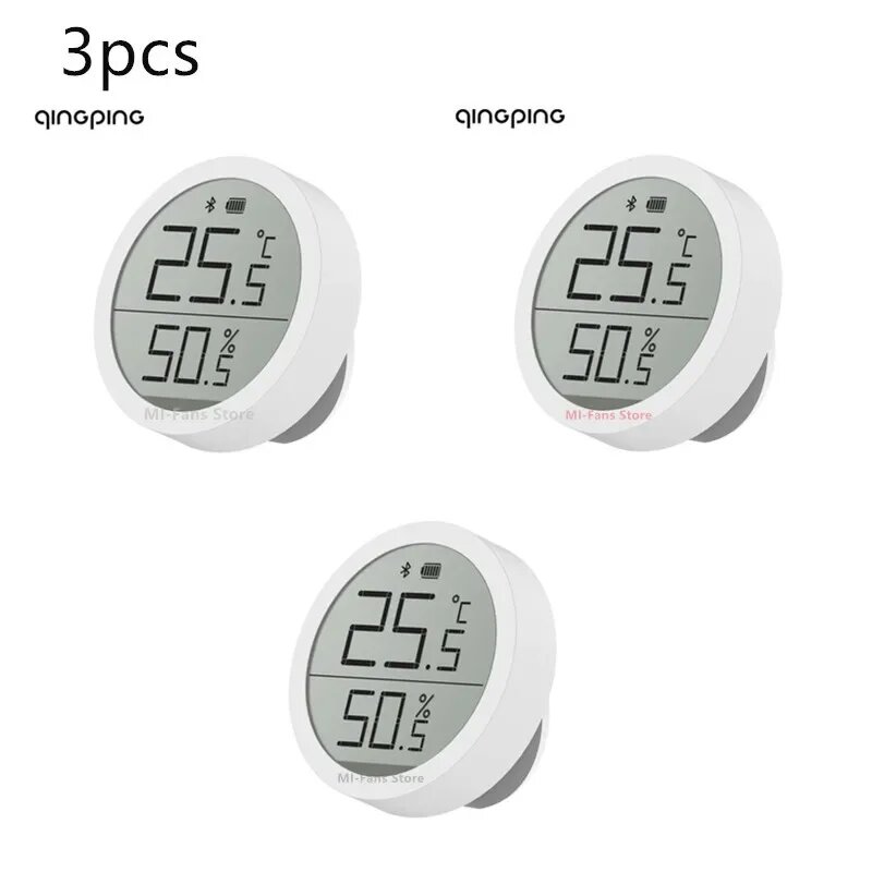 Cleargrass Qingping Smart Bluetooth датчик температуры и влажности Lite для Xiaomi 3pcs