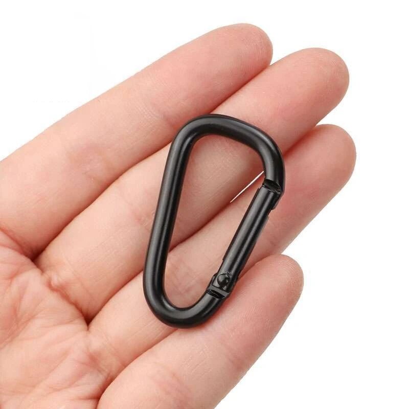 MOONBIFFY черный карабин из алюминиевого сплава 4-5pcs