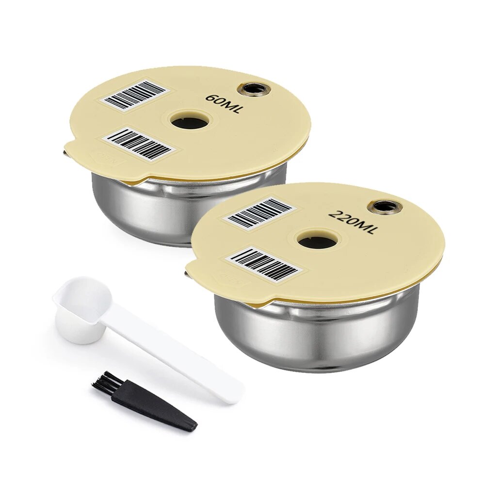Многоразовые капсулы для кофеварки Bosch Tassimo Belr-Housewares из нержавеющей стали As Picture