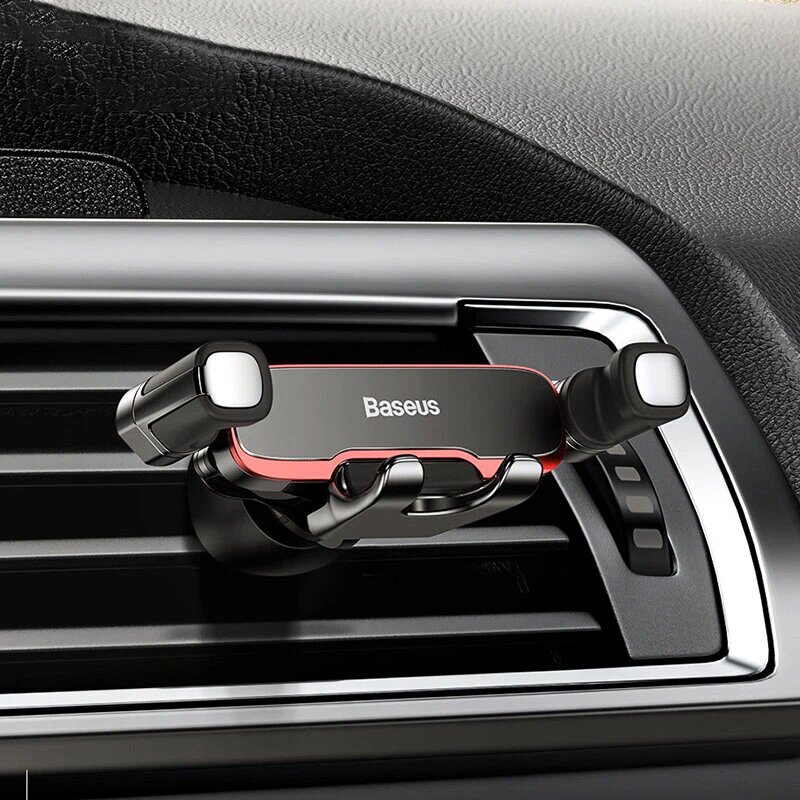 Автомобильный держатель для телефона Baseus, автоматический зажим, гравитационное Black Holder
