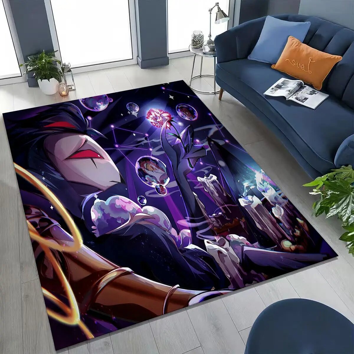 Ковёр фиолетовый Faviora Helluva Boss 40x60cm
