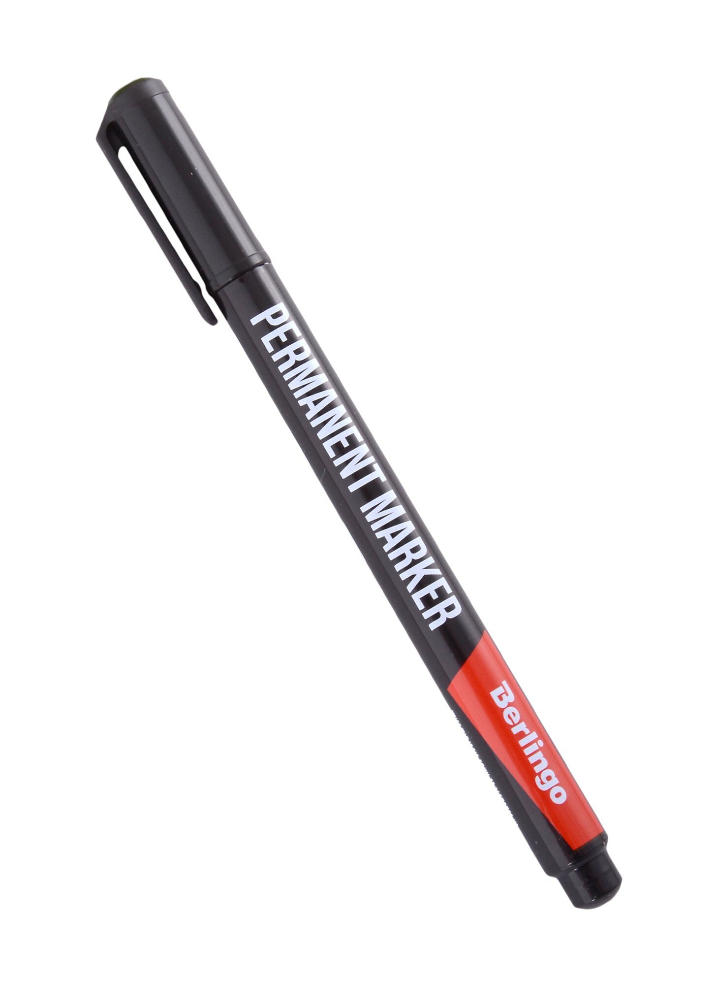 Маркер перманентный Berlingo, Multiline PE100, черный 1 мм