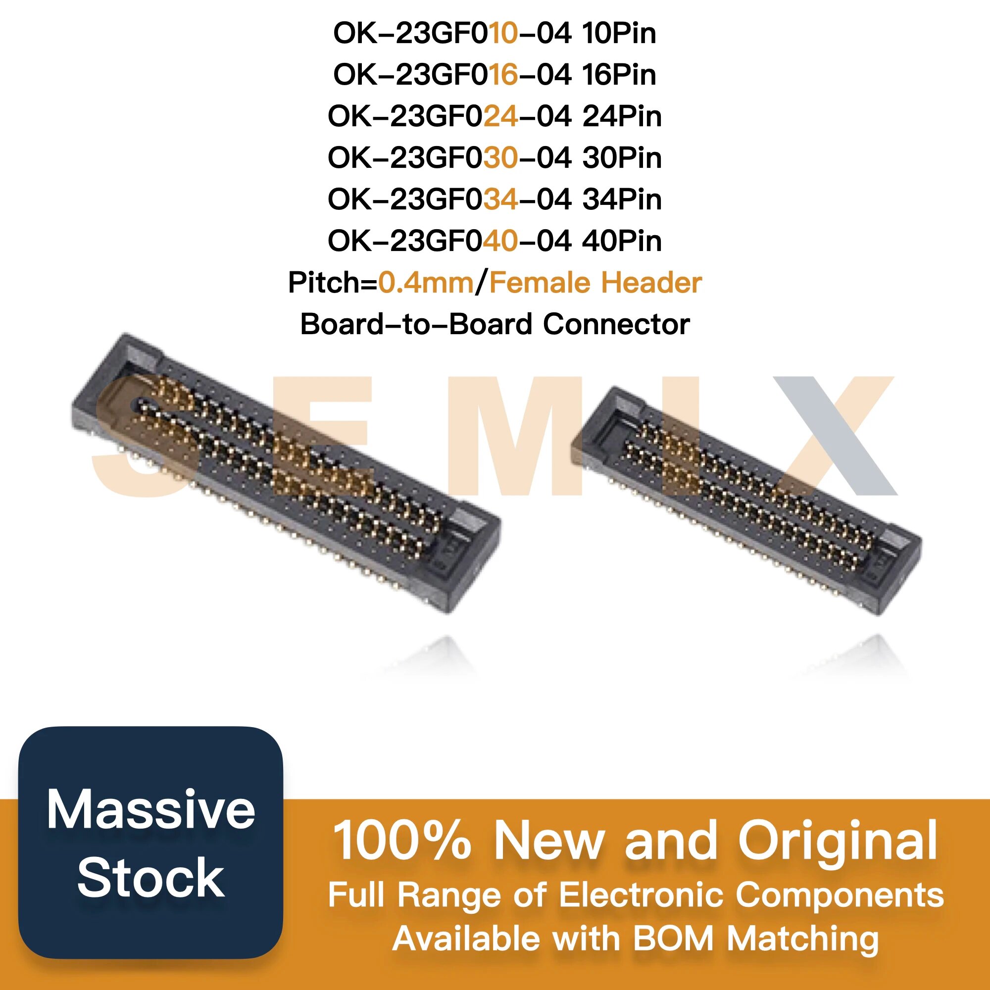 Разъем Board-to-Board OK-23GF, Цвет: OK23GF024-04