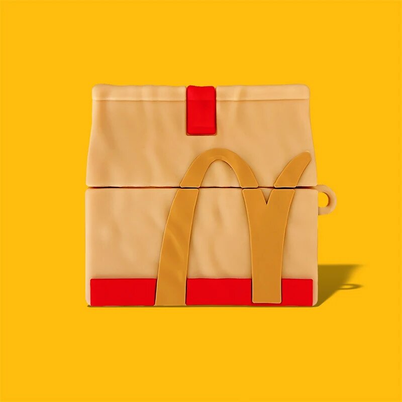 Чехол для AirPods Pro 2 Bag, силиконовый, McDonald's