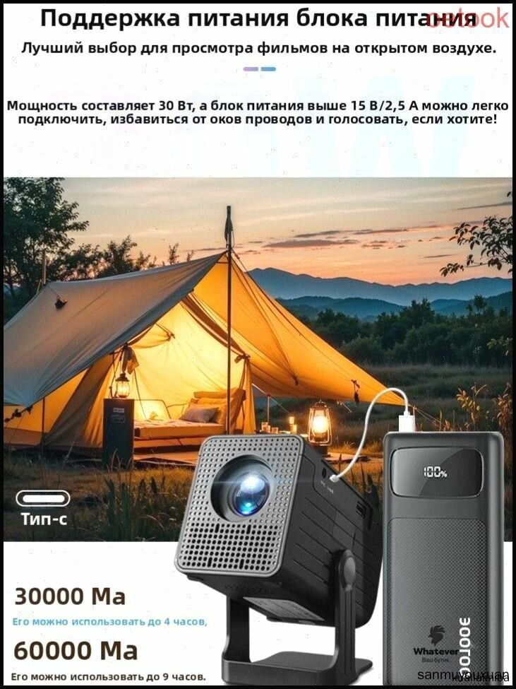 Гобо-проектор, черный