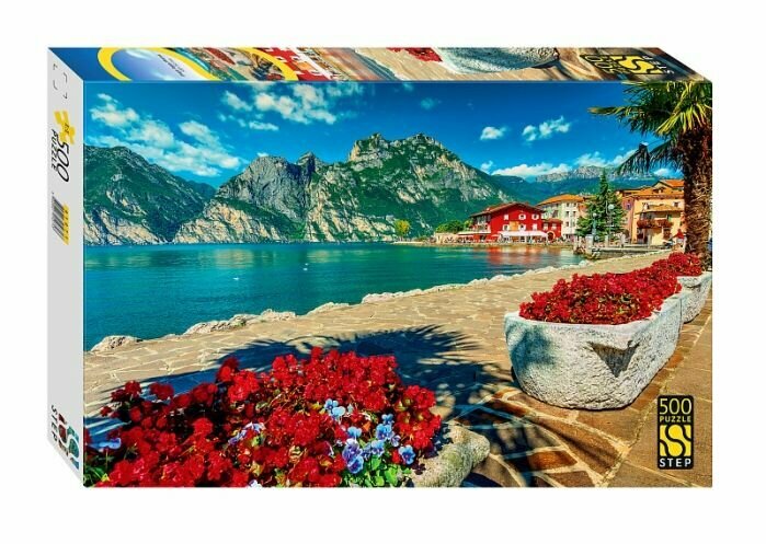 Пазлы Step Puzzle 500 элементов, "Озеро Гарда, Италия"