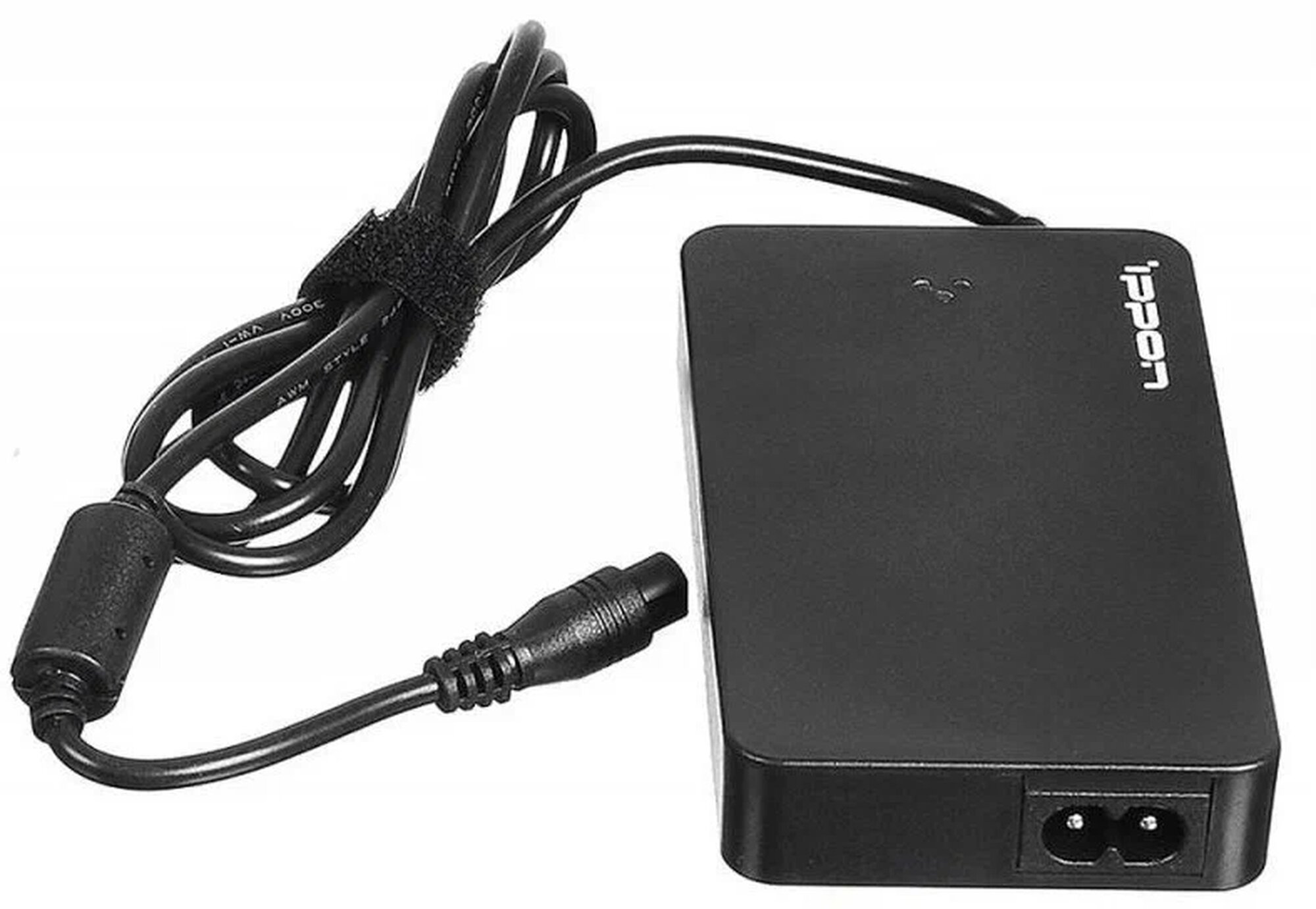 Блок питания IPPON "S90U", для ноутбуков, 90 W, 11 разъемов, 1 USB-порт, чёрный