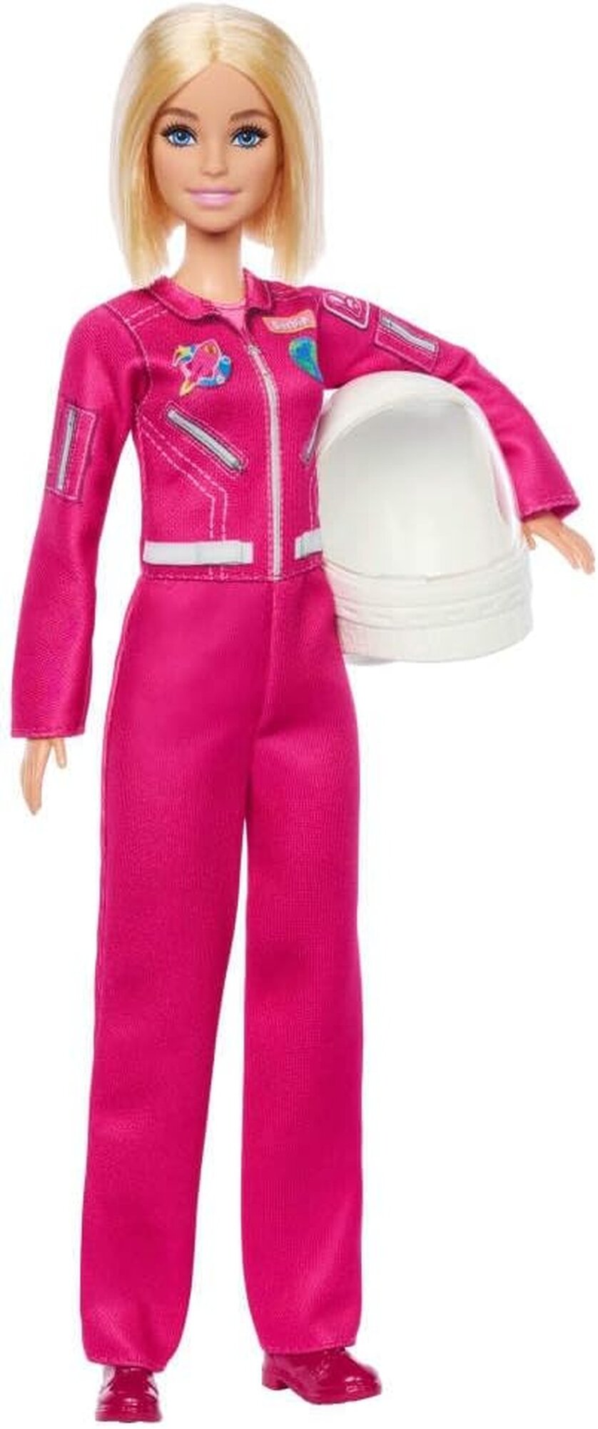 Кукла Mattel Barbie Карьера - Кукла Астронавт в розовом скафандре, ботинках и шлеме - Барби JKF77