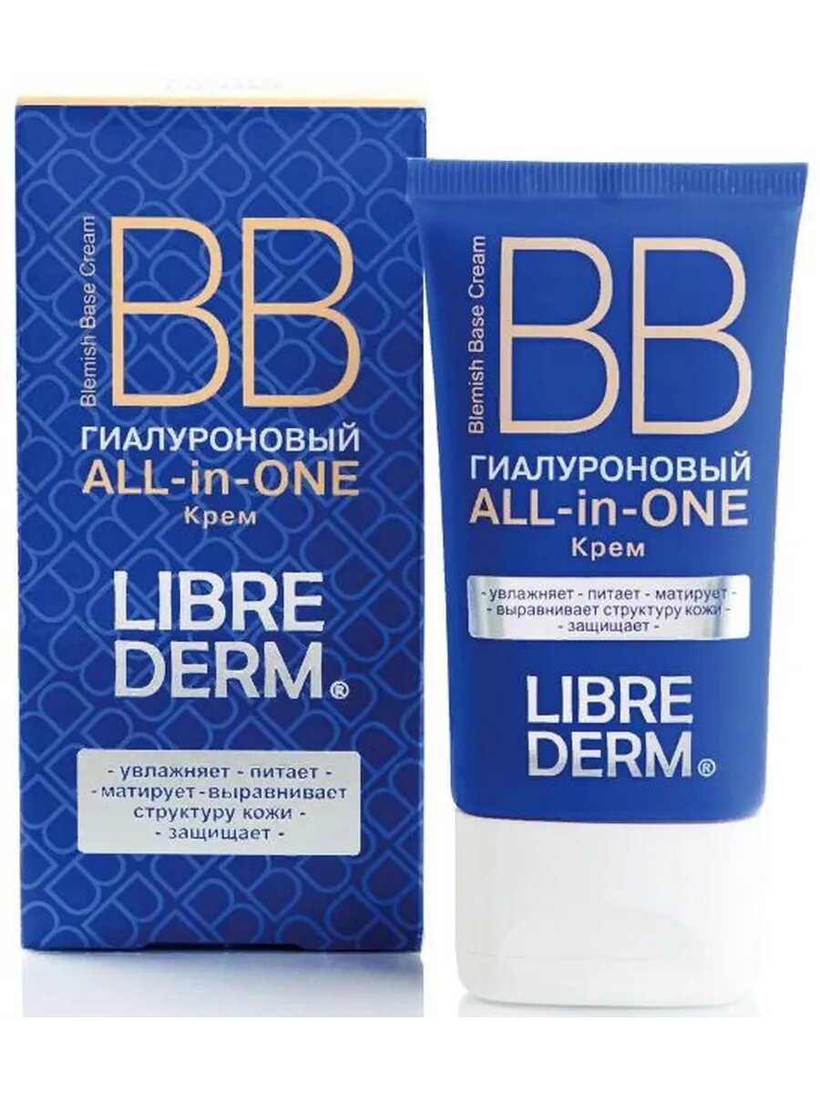Librederm Гиалуроновый ВВ крем ALL-in-ONE, крем, 50 мл, 1шт