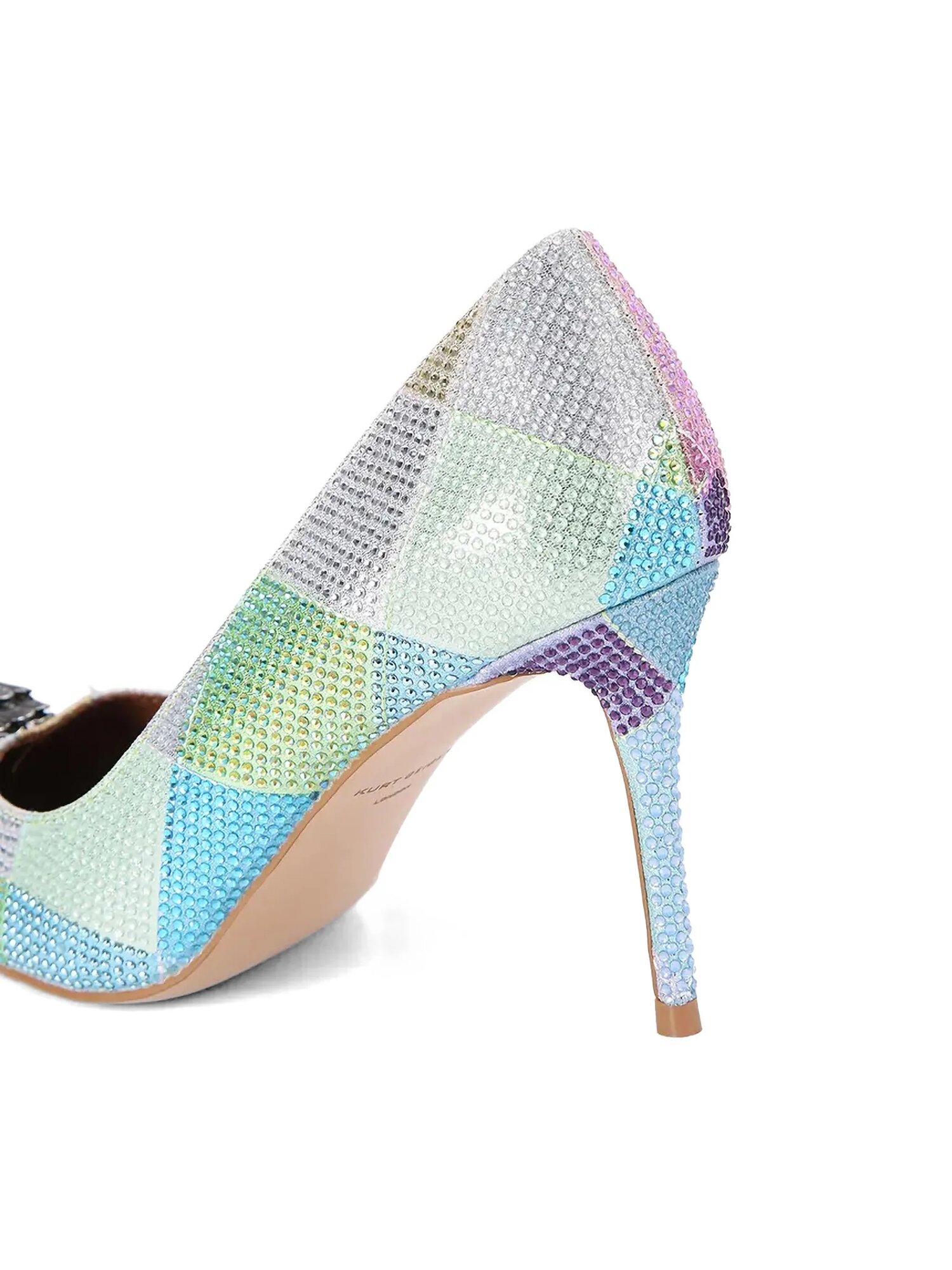 Туфли KURT GEIGER, размер 40, серебристый/красный — фото 1