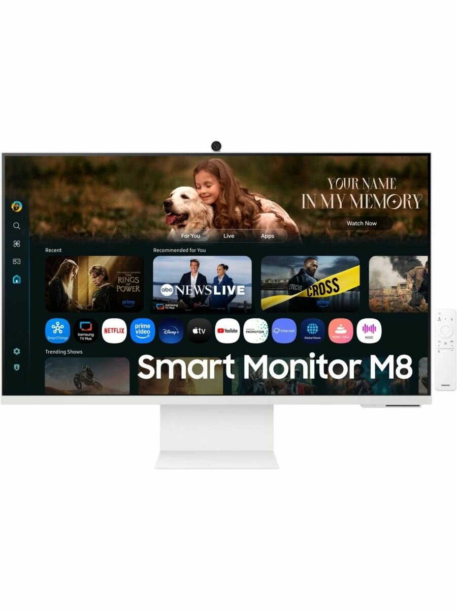 32" Монитор Samsung S32FM801UMXUE белый 4K VA