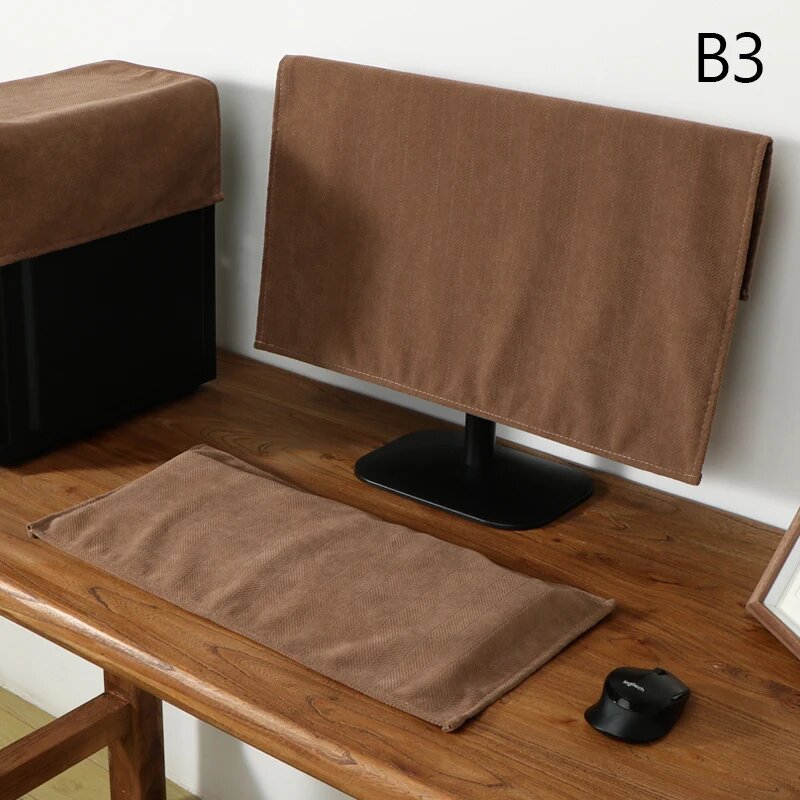 Пылезащитный чехол для монитора 27 дюймов Коричневый, B3 2Pcs