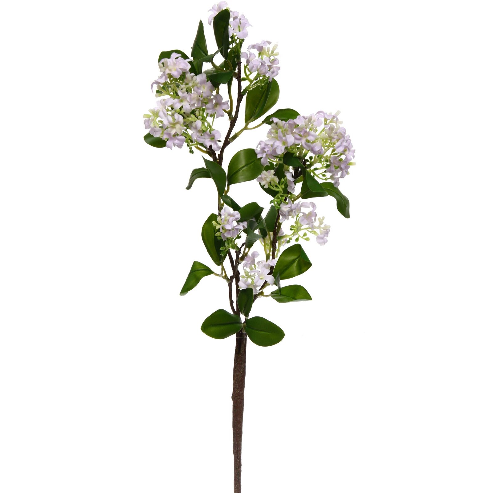 Ветка искусственная «Natur» османтус 70см, лиловая, декоративное растение из полиэстера для декора