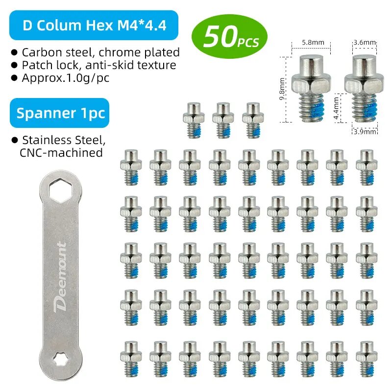 DEEMONT D Column Hex M4*4.4 50шт. + Spanner