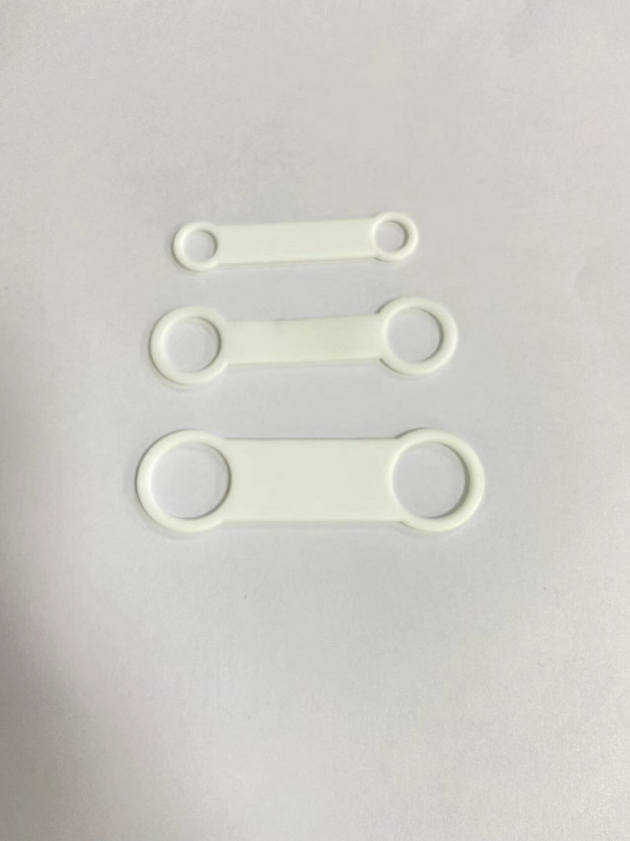 Силиконовый набор брелоков для ошейника с QR-кодом и гравировкой, белый набор, для собак и кошек, подарок