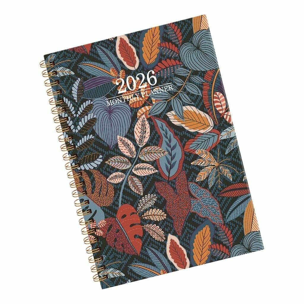 Еженедельник-ежемесячник «Цветы» на 2026 год, Тип 3