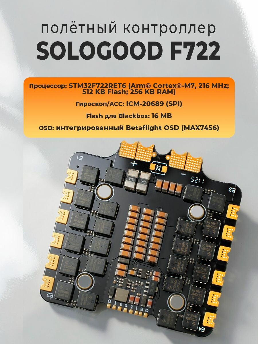 Стек GEPRC TAKER F722 BLS 80A