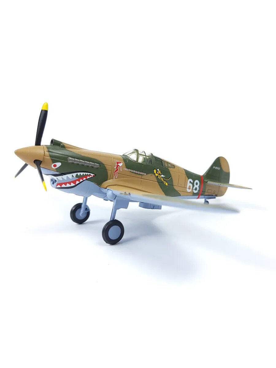 Модель P-40C War Hawk Flying Tigers 1/72, металл, ВМВ