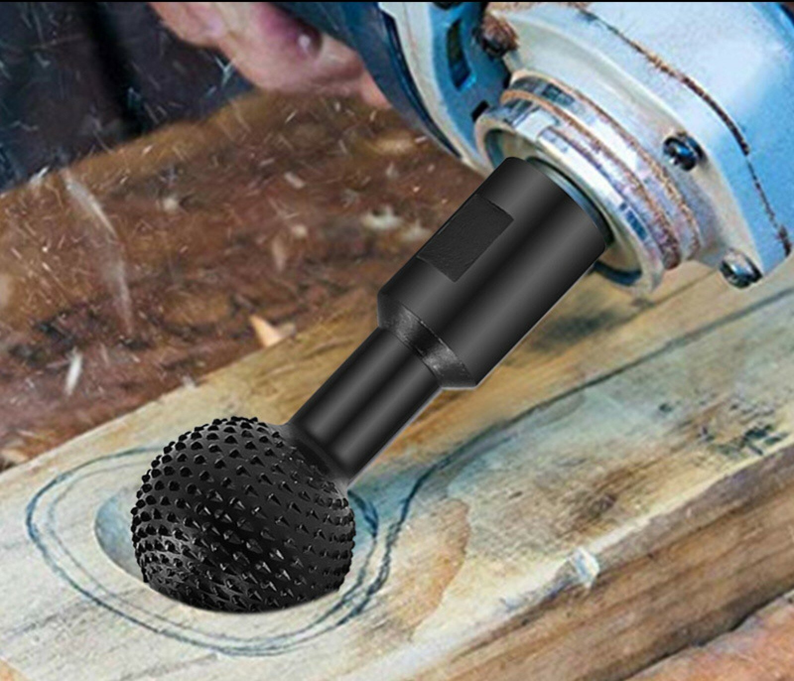 Сферическая шлифовальная головка MyPads для резьбы по дереву, электрическая шаровая фреза из углеродистой стали