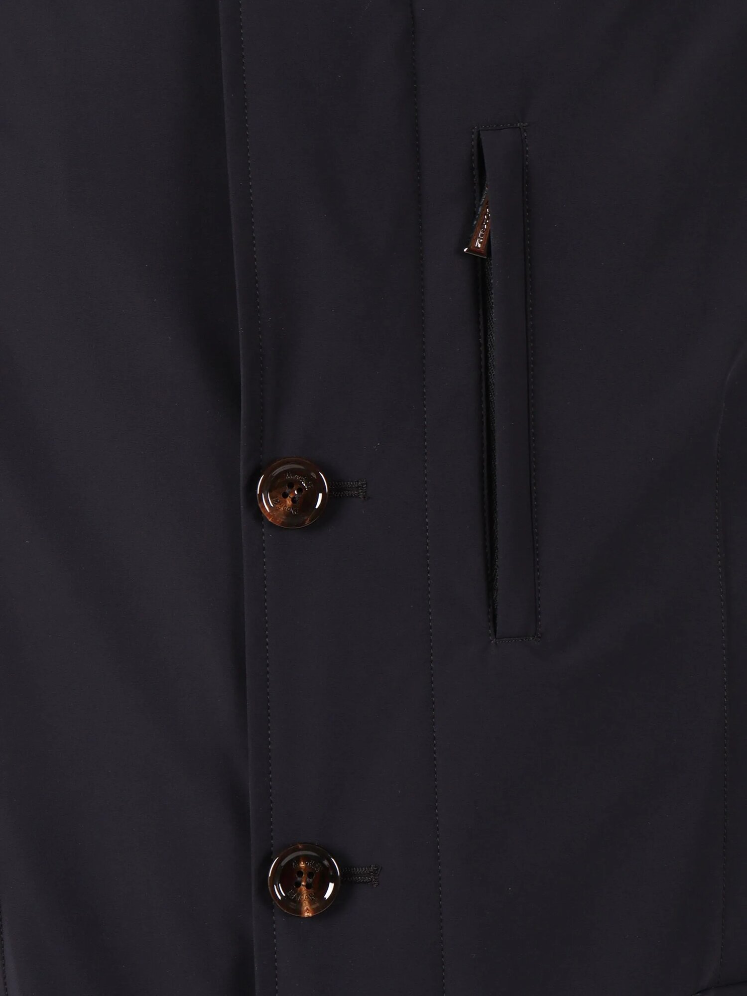 Куртка MooRER Hooded buttoned jacket, размер 52, blue — фото 1