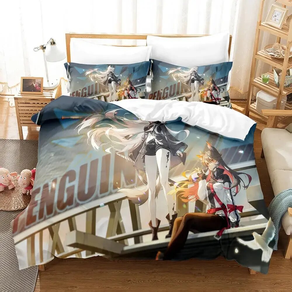 Комплект постельного белья Arknights, EU King 240x220cm, Цвет: 8