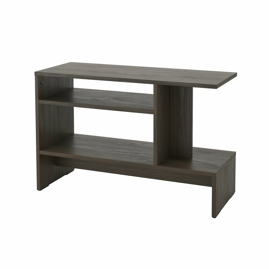 Приставной журнальный столик IKEA HOLMERUD, цвет темно-коричневый 80x31 см, 205.387.21