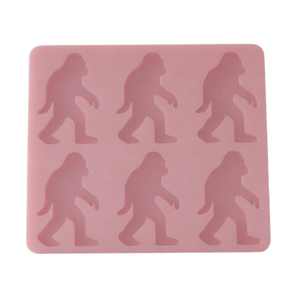 Силиконовая форма для льда «Большие ступни», Розовый