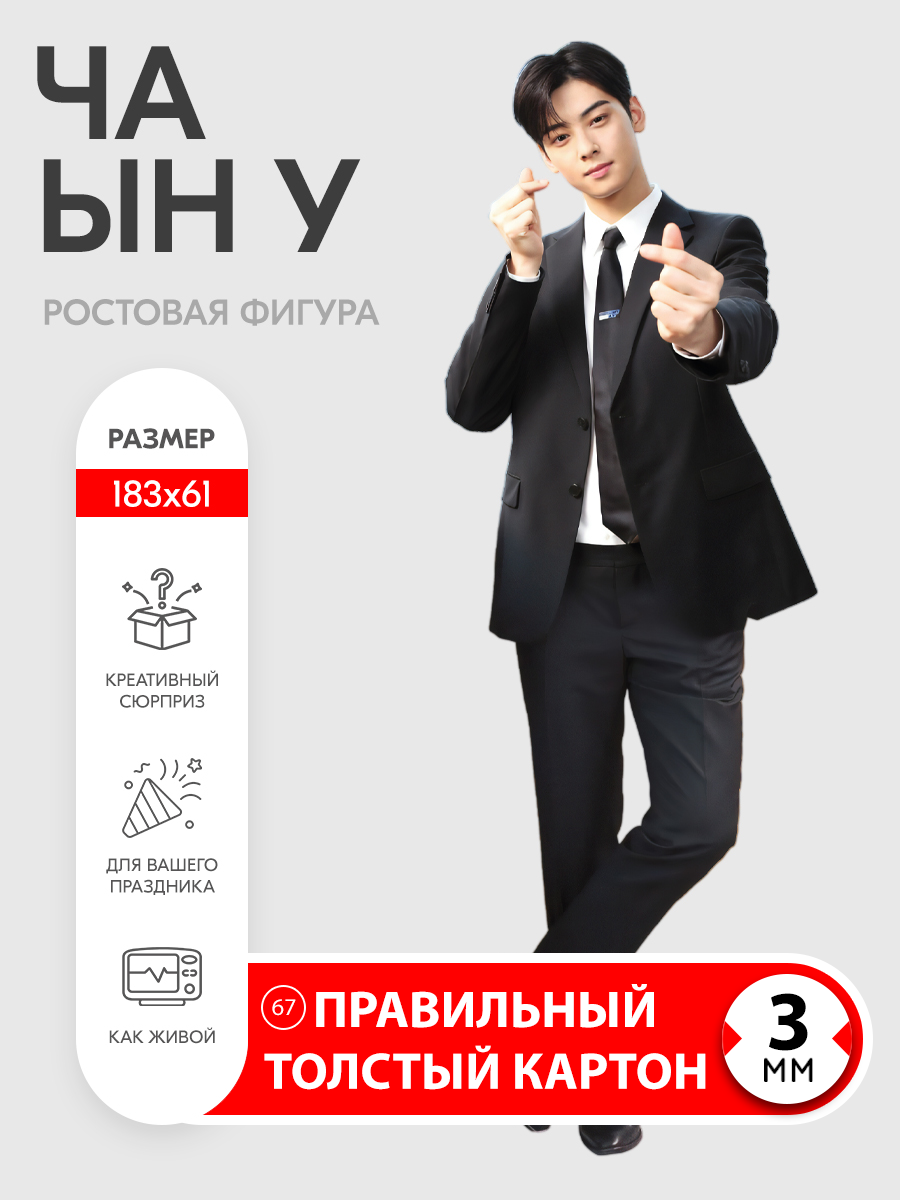 Аксессуар для фотосессий, Ча Ын У (Чха Ын У), ростовая фигура