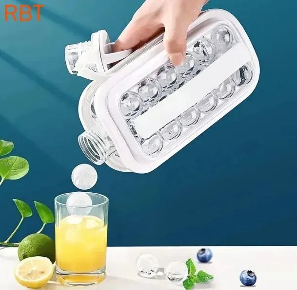 Форма для льда круглая, 17 ячеек, для напитков, пластиковая, 1 шт