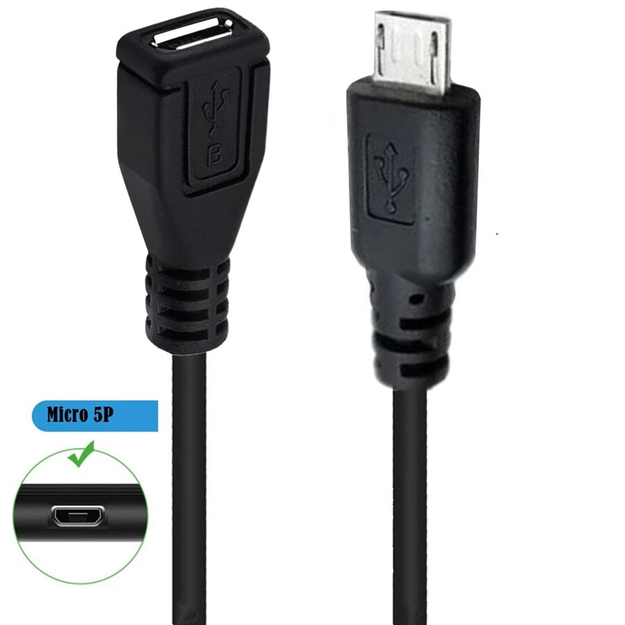 UXG Удлинитель USB 2.0 Mini Micro USB 3 м / 5 м 5м, Micro USB