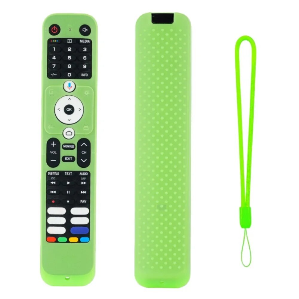 Противоударный чехол для пульта Haier Smart TV HTR-U32 Luminous Green